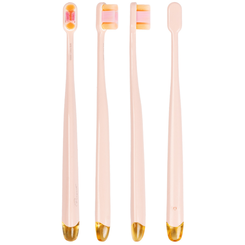 Набор зубных щеток Revyline Perfect 10000 DUO, Peach + Light Blue ...